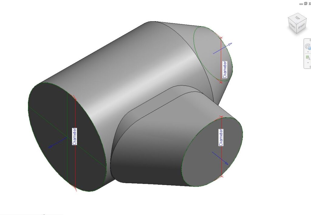 Round Tee 45 Degree Entry Branch – Revitaium