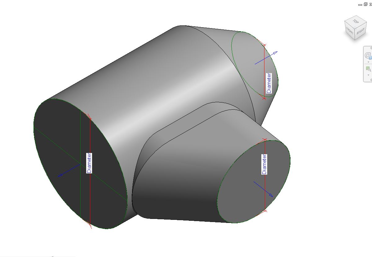 Round Tee 45 Degree Entry Branch – Revitasium