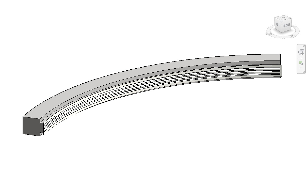 Curved LinearBar Grille with Plenum – Revitasium