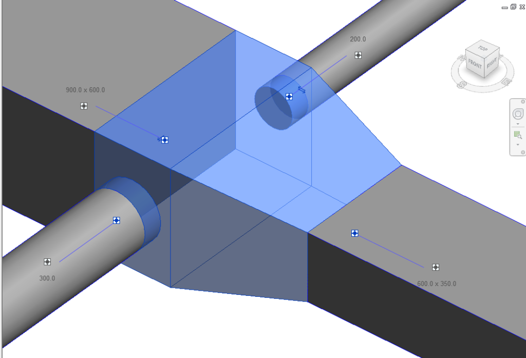 Cross Rectangular Main Round Branches – Revitasium
